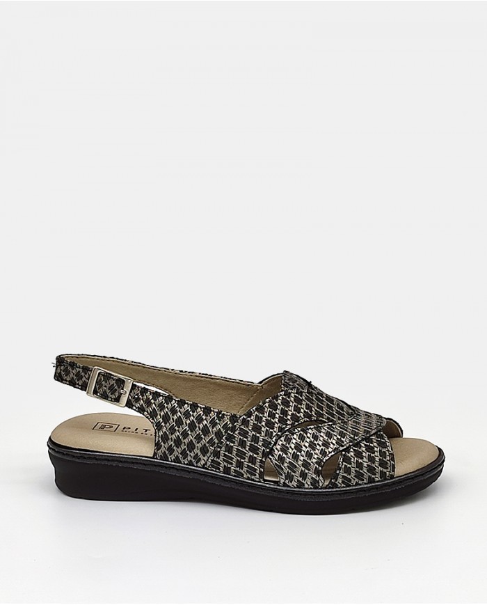 PITILLOS Sandalia 1301 Talla 38 Color NEGRO Color Negro Tallas 37